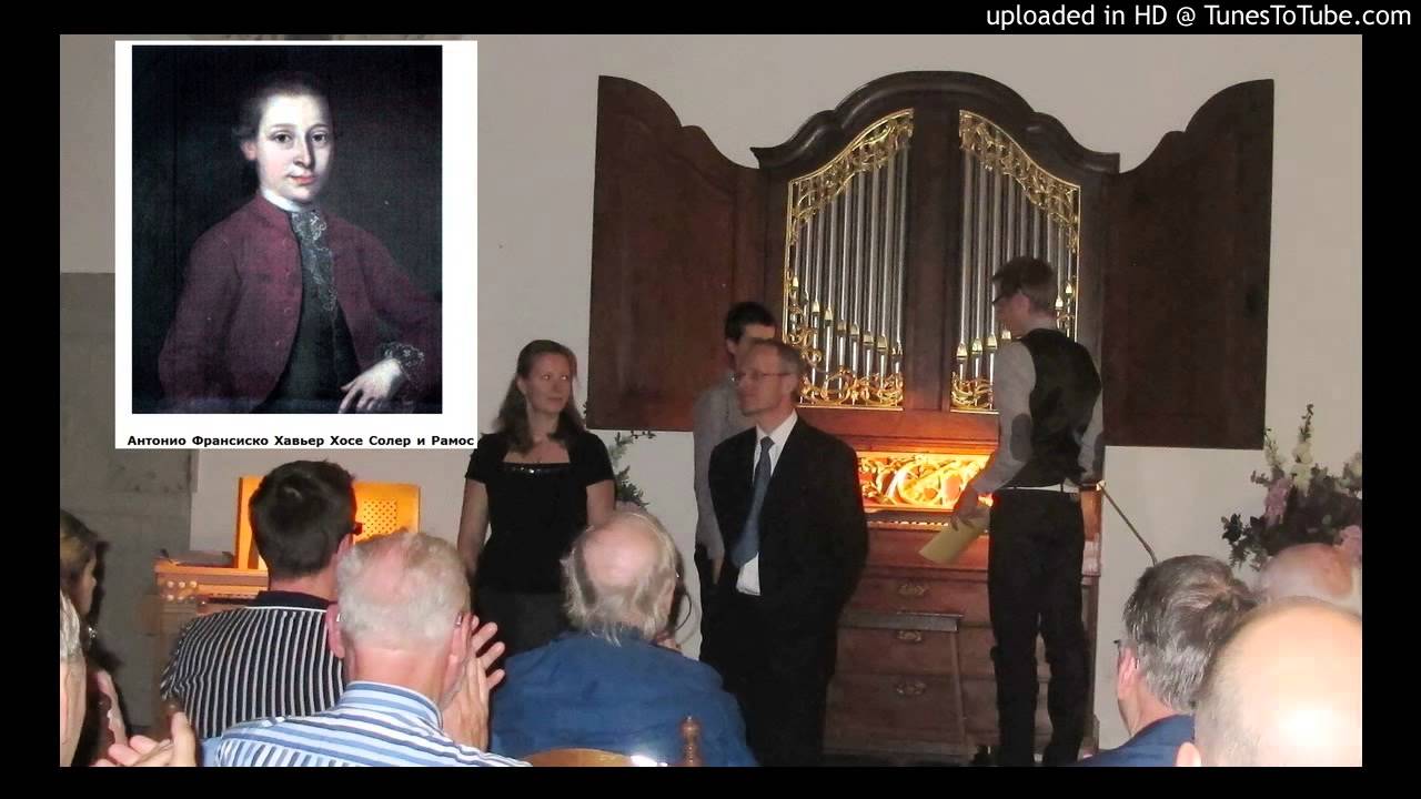 Antonio Soler (1729-1783) Concerto in C Andante en Minué - YouTube