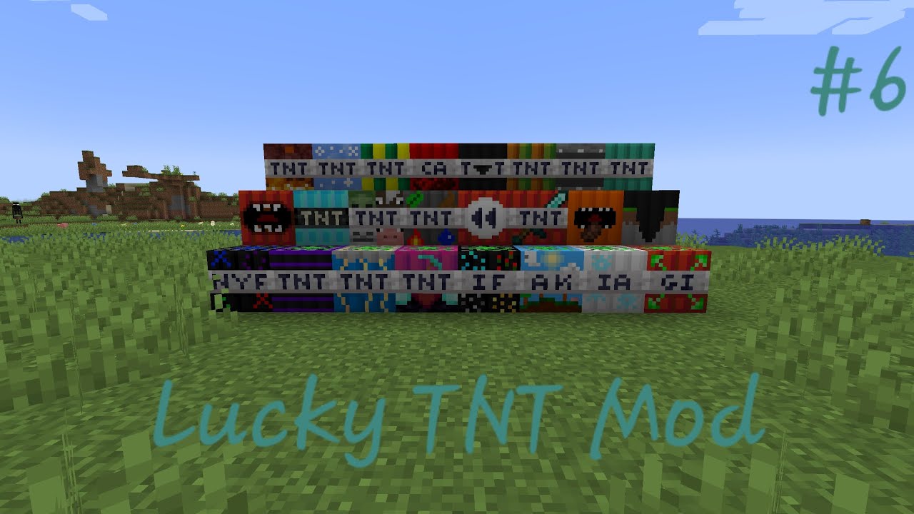 Lucky TNT Mod (Minecraft) Part 6 - YouTube