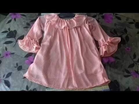 stylish and beautiful baby girl top for 3 year - YouTube