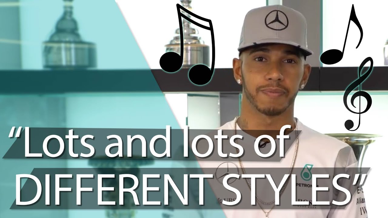 Lewis Hamilton reveals what's on his music playlist - YouTube