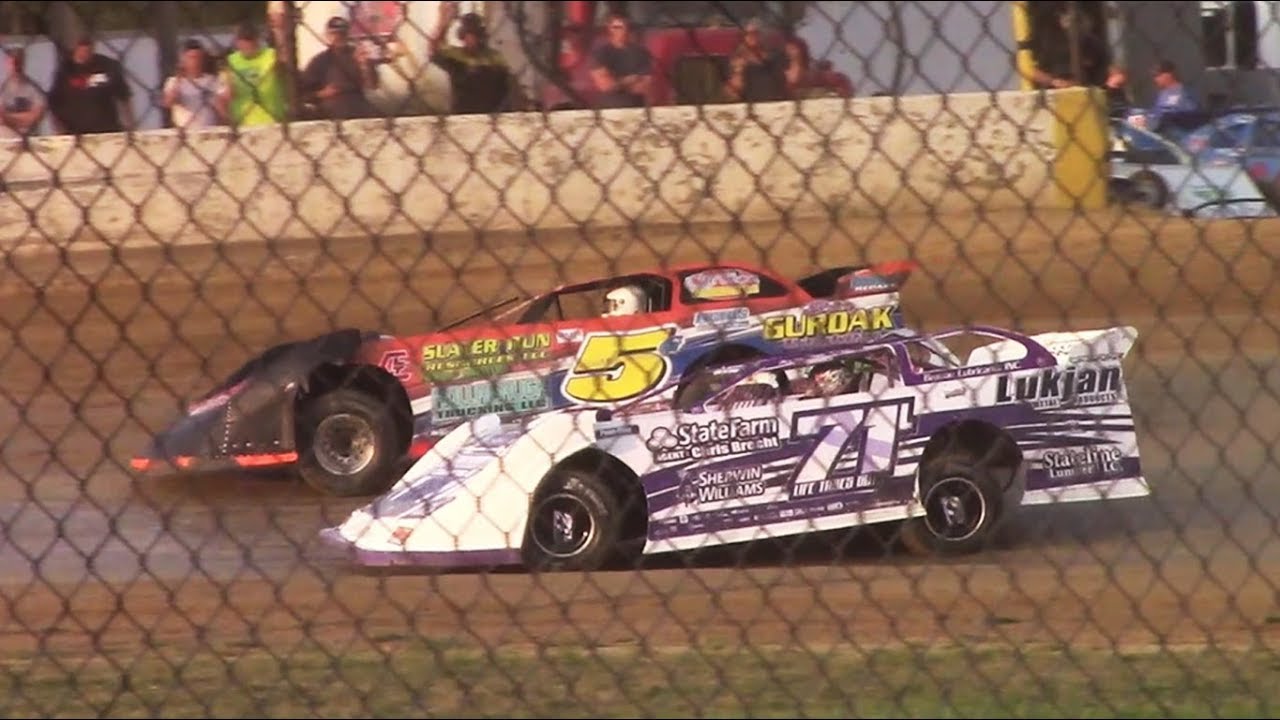 RUSH Crate Late Model Heat Two | Stateline Speedway | 8-26-17 - YouTube