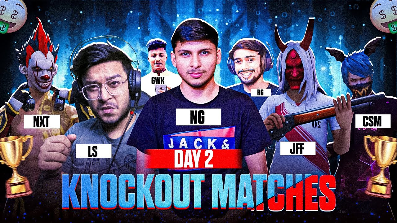 CS Tournament Knockout Matches😱Live Day-2 | NXT , GWK , CSM, LS , MR ...