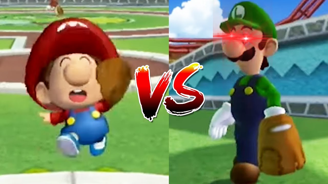 RED VS GREEN - Mario Sluggers 2 Player Gameplay! - YouTube