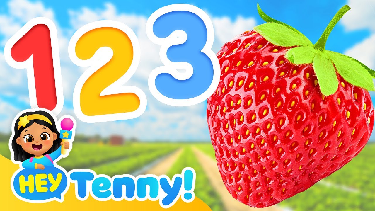 Learn Numbers at the Strawberry Farm with Tenny | Educational Videos ...