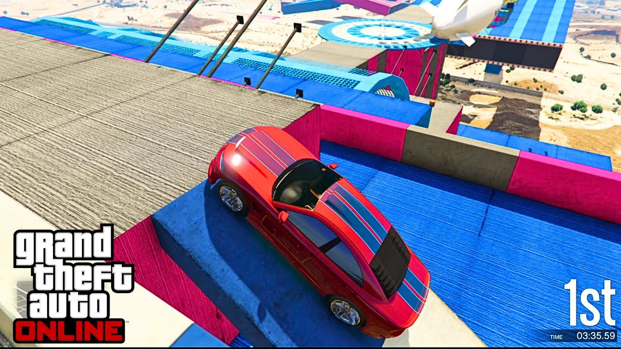 Gta online: Buffalo STX Parkour | Gta Parkour | Stunt Race - YouTube