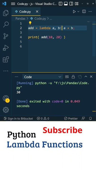 Python In Telugu Lambda Function In Python Python For Beginners In 