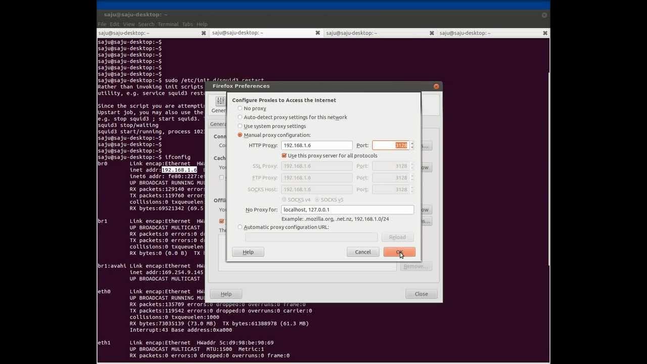 How to enable debugging log in squid3 proxy server - YouTube