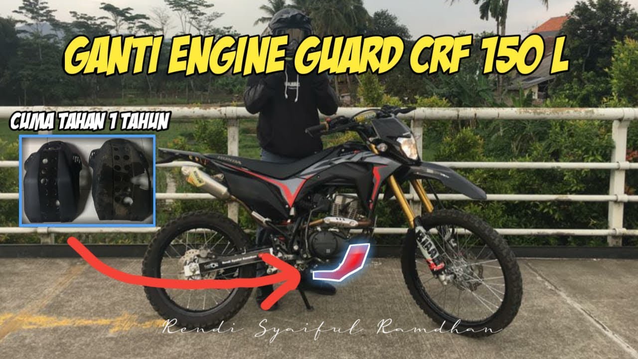 CARA PASANG ENGINE GUARD CRF 150 L - YouTube