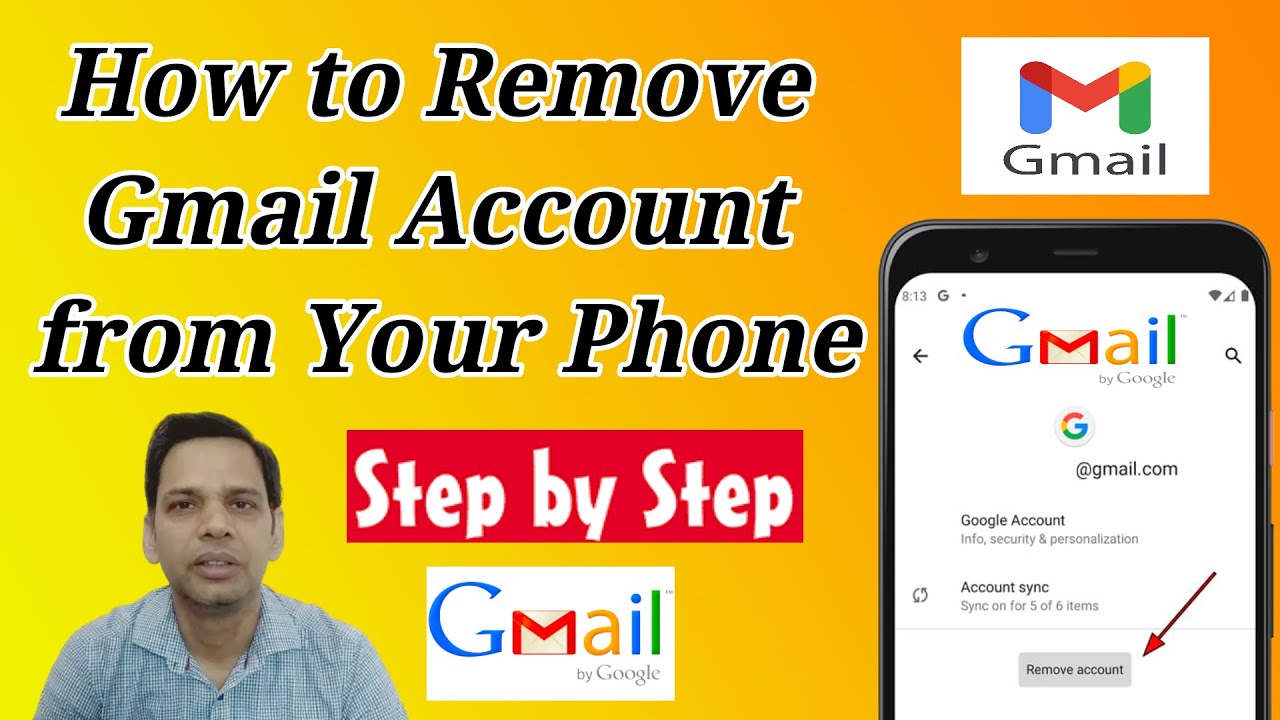 How to Remove Gmail Account from Android Phone | How to Remove Gmail id ...