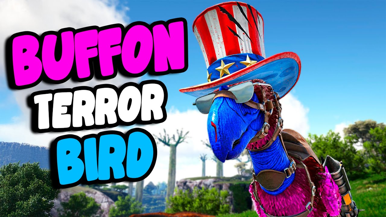 DOMEI MEU PRIMEIRO BUFFON!! O TERROR BIRD MATADOR DE ORIGIN!! - ARK ...