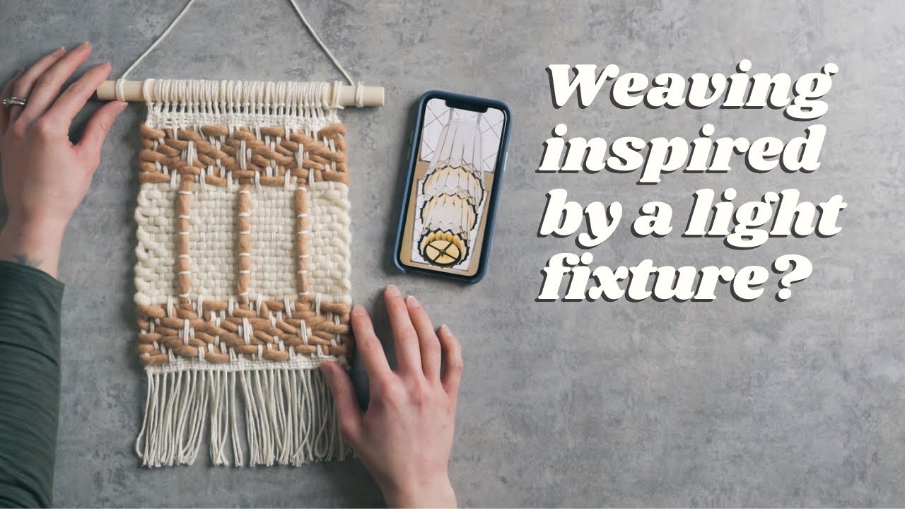 Creating a weaving inspired by a photo - YouTube