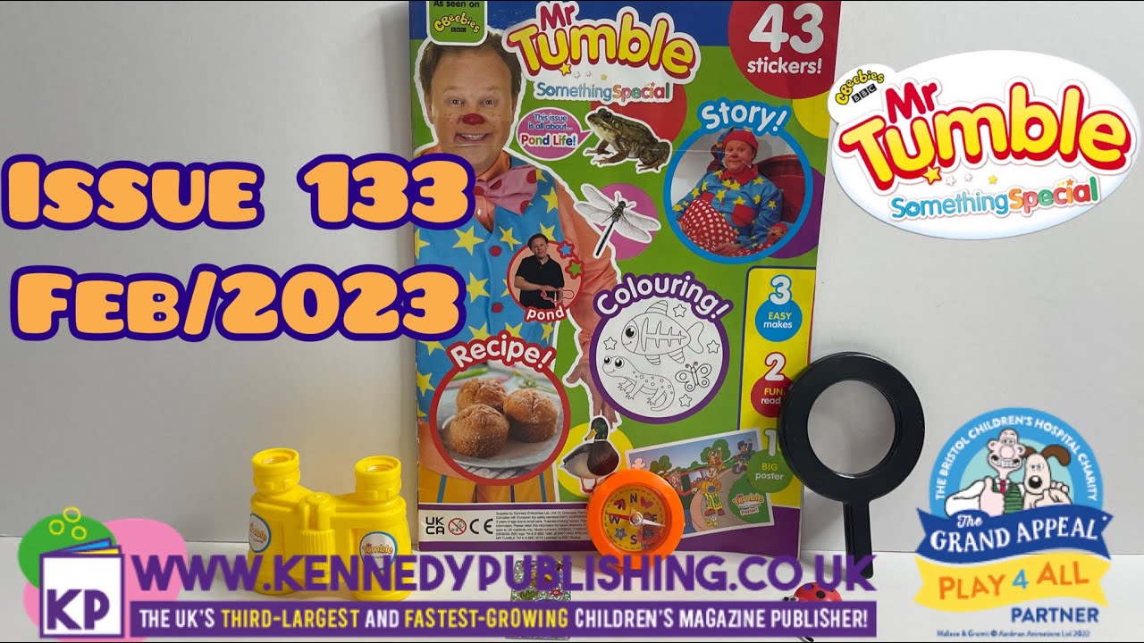 Mr Tumble magazine , issue 133, Feb/2023 with an explorer set !!🔎🕵️‍♂️🧭 ...