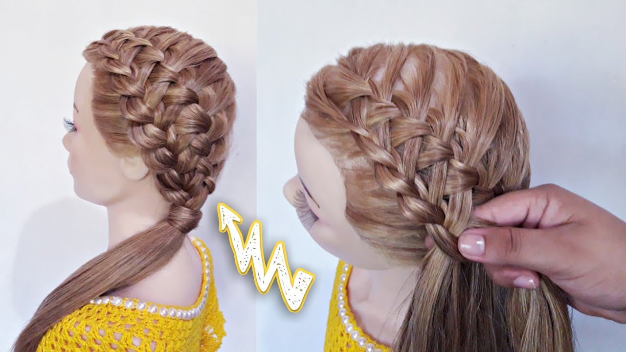 Trenzas fáciles | Trenzas sencillas y elegantes | La reina de las ...