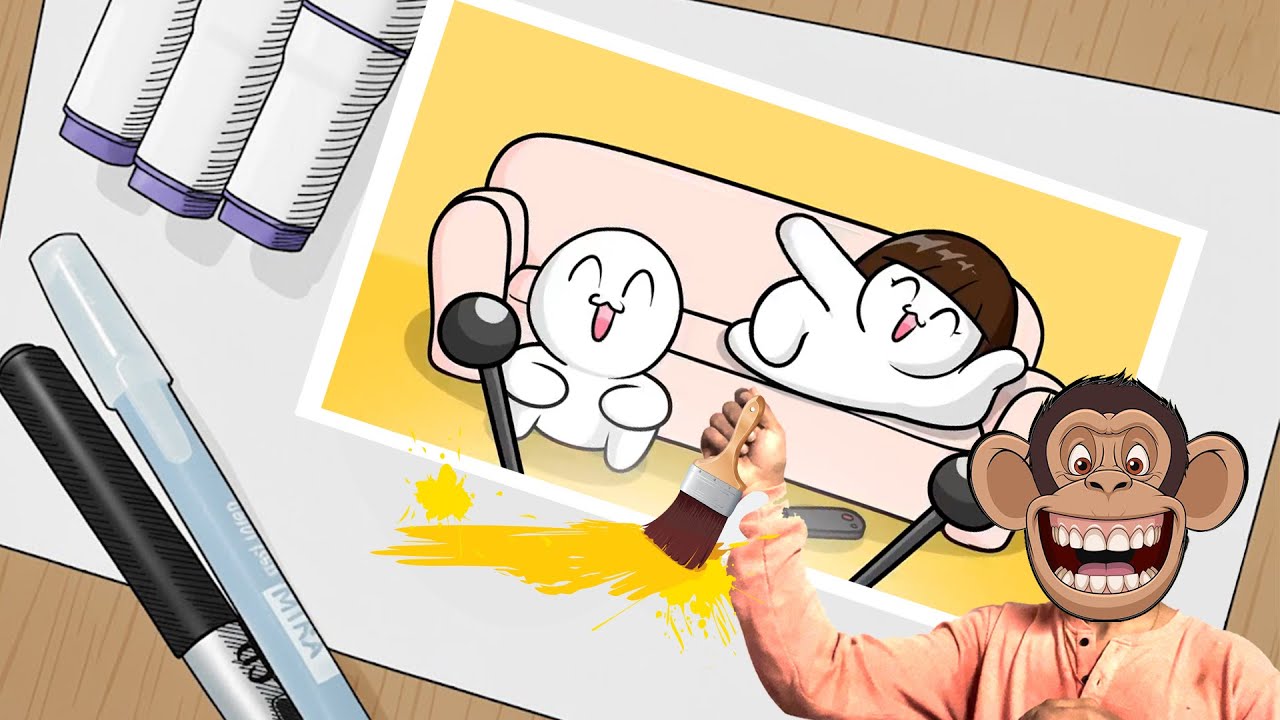 🎨 How to Draw Somac in 3D, and the Result Is Crazy! #drawing # ...