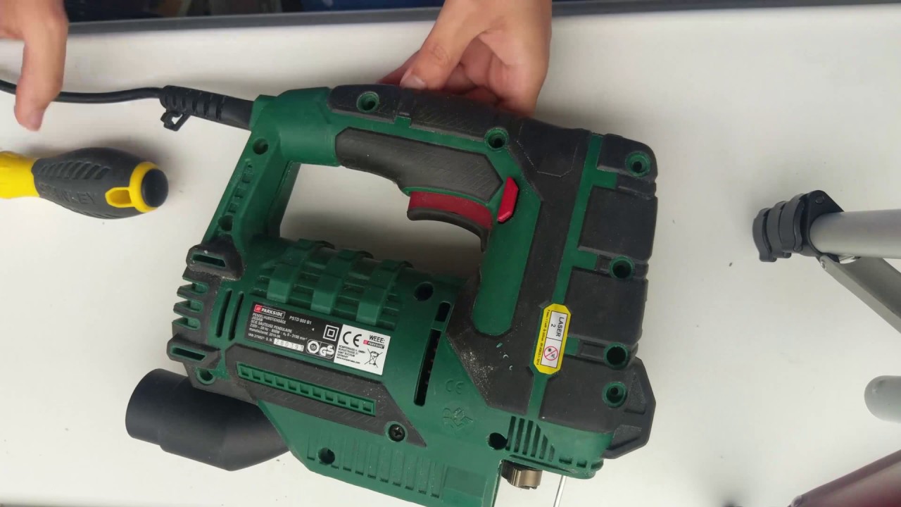 Dismantle and fix PARKSIDE lidl jigsaw cutter - YouTube