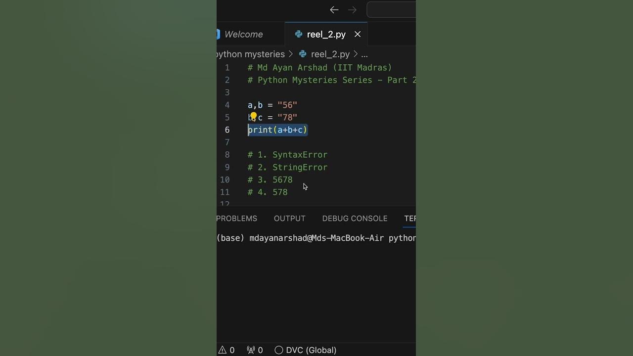Answer This Python Quiz Part 2 Python Ayanarshad Machinelearning Pythoninterviewquestions