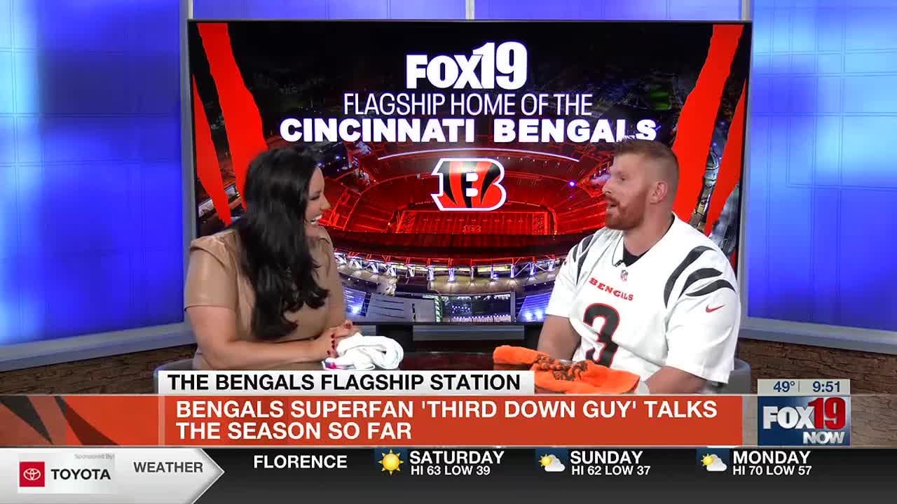Bengals superfan "Third Down Guy" talks how he got the name - YouTube