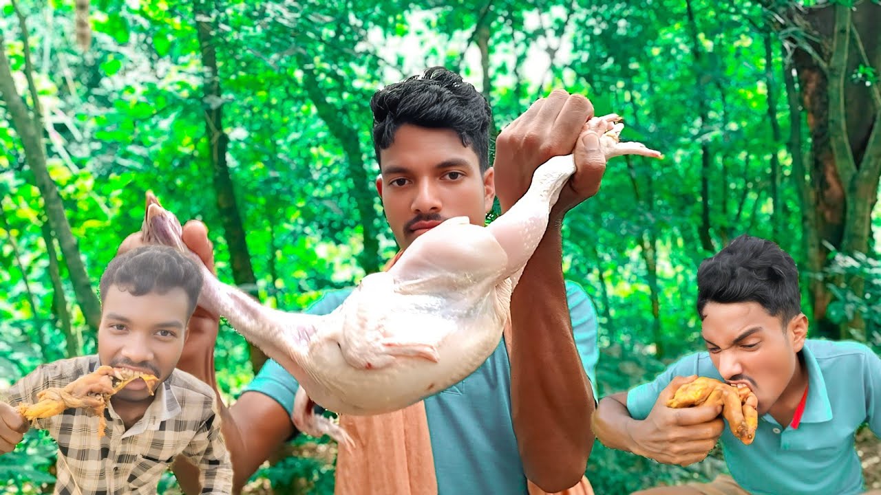 Forest Chicken Roast – Outdoor Cooking and eating|Adiwasi Cooking Show ...
