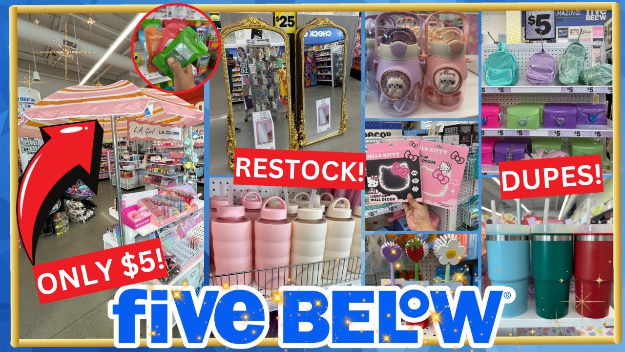 FiVe BeLoW 💕 VIRAL DROPS AND RESTOCK‼️🚨#shopping #fivebelow # ...