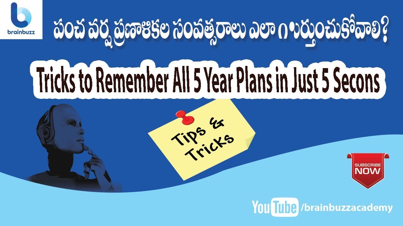 Trick to Remember All Five Year Plans in 5 Seconds | Indian Ecocnomy ...