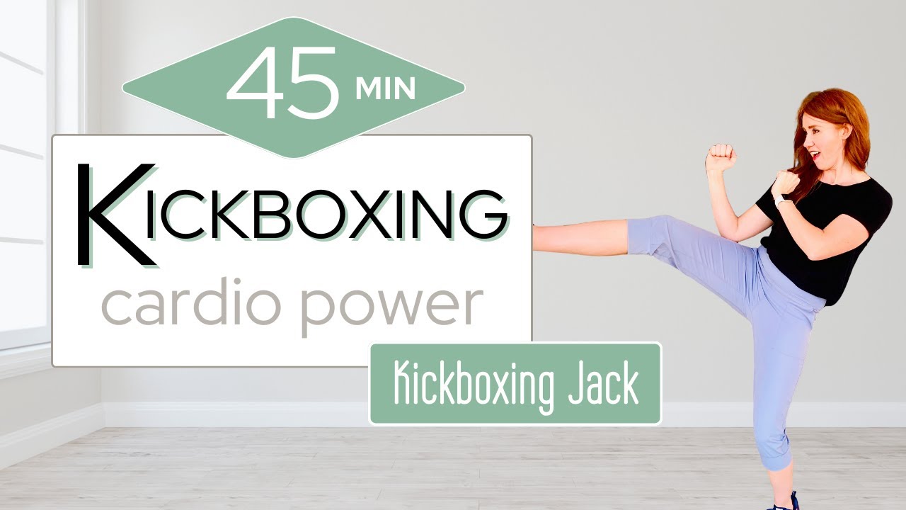 45 Minute Kickboxing Workout Tone Up And Trim Down Interval Training