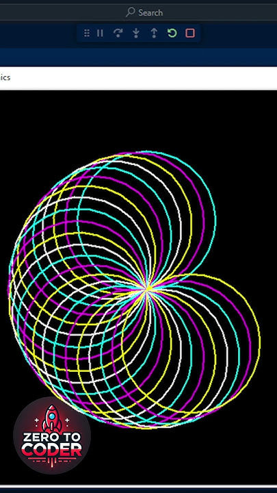 Creative python turtle project 13🌈|Mesmerizing Kaleidoscope Design with Python Turtle| # ...