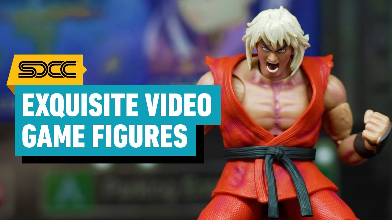 The Coolest Video Game Figures at Comic Con 2024 - YouTube
