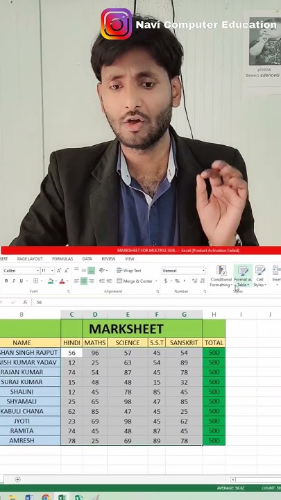 Conditional Formatting In Ms Excelshorts Viral Reels Tranding Computer Education Excel