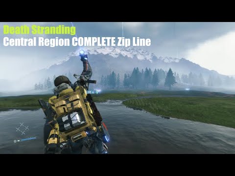 AMAZING Death Stranding Zip Line COMPLETE Central Region - North to ...