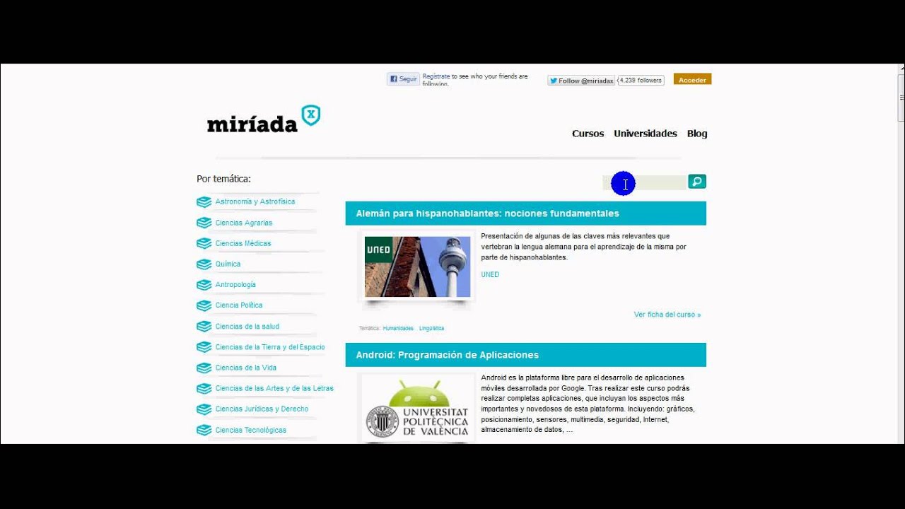 37- ¿Qué significa Miriada X para los alumnos? - YouTube