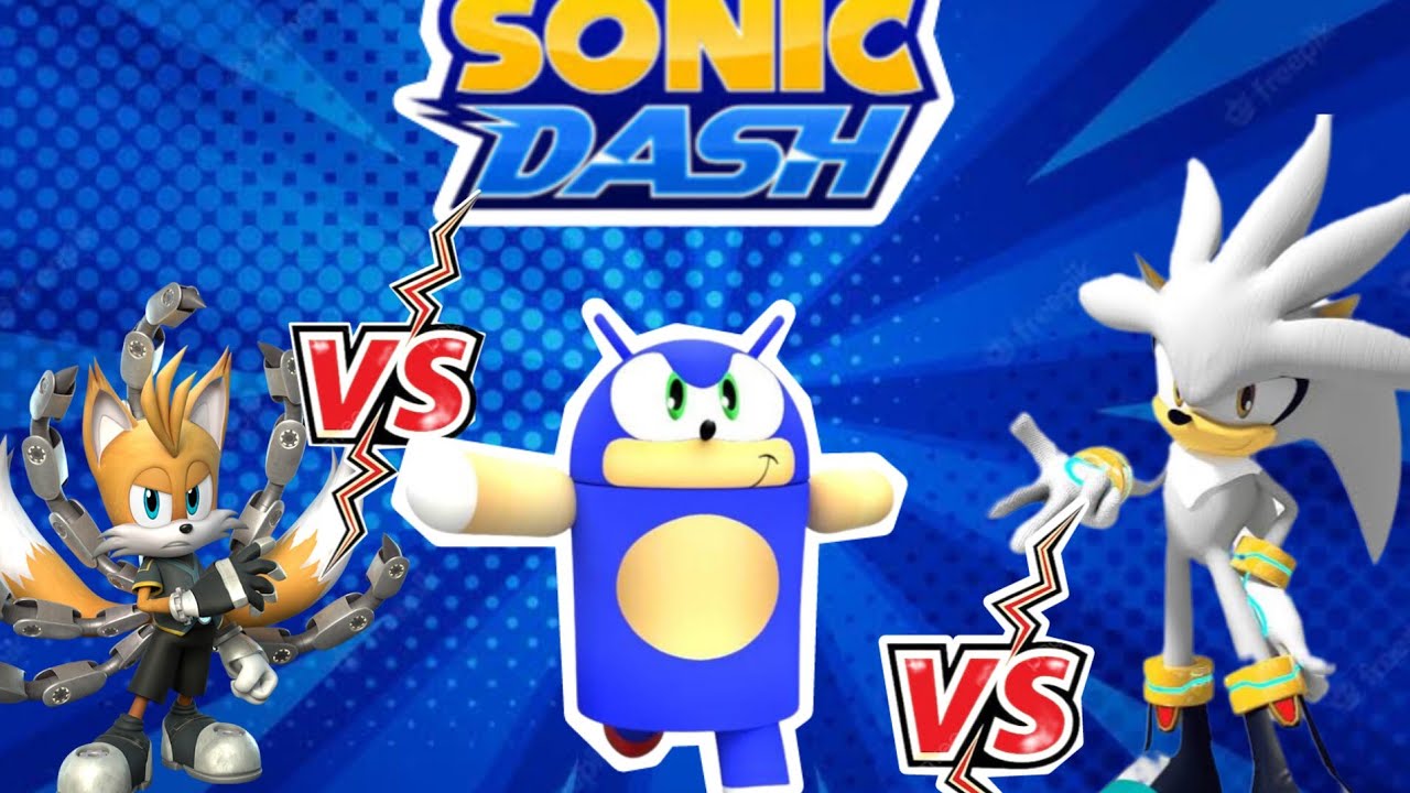 Sonic Dash Sondroid vs Silver vs Tails Nine #sonic #shadow #tails #amy ...