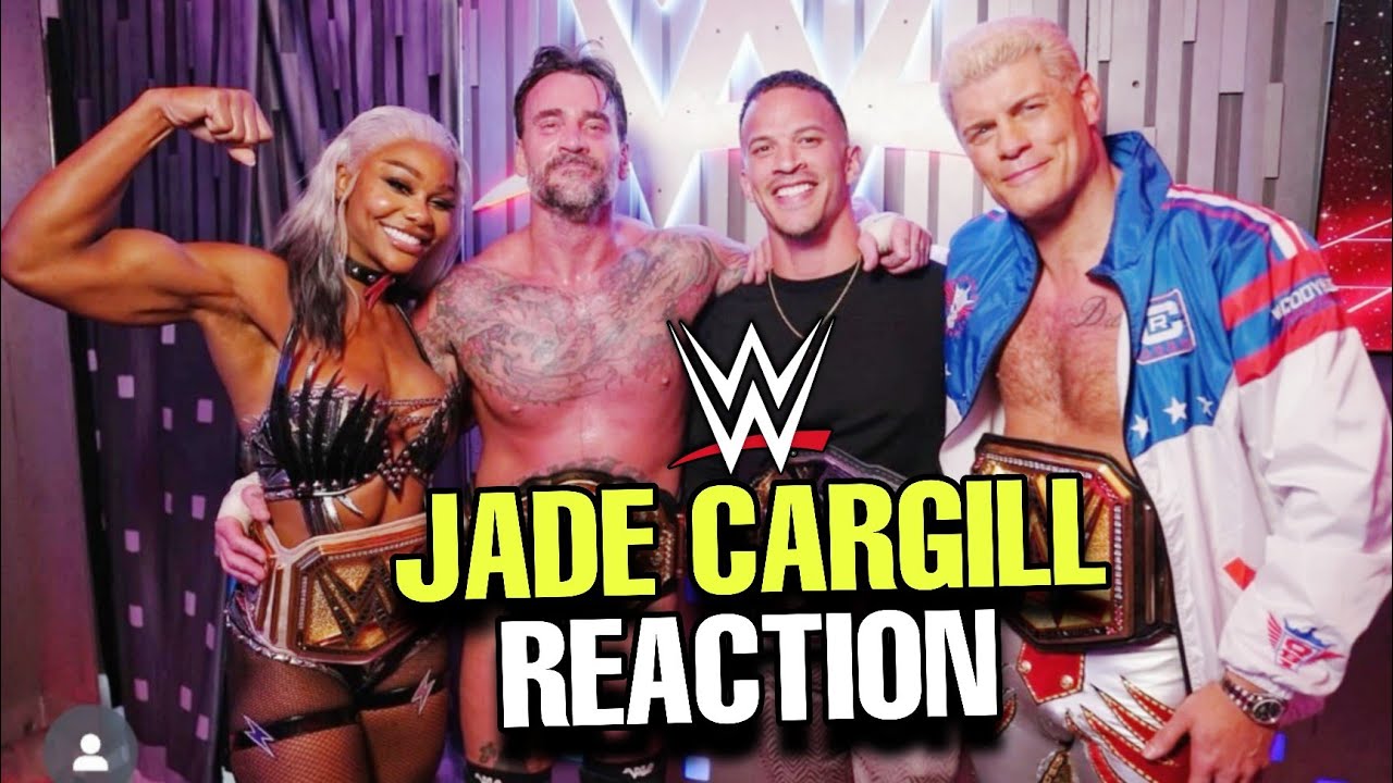 JADE CARGILL REACTS TO HER WWE BACKSTAGE PICTURE - YouTube