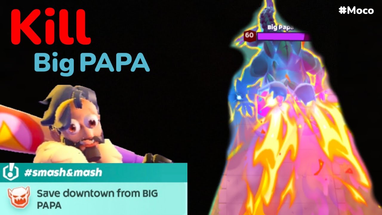 Moco game play | killing BIG PAPA 🔥 | easy 👹 - YouTube