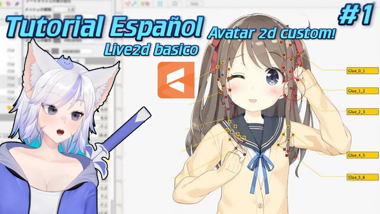 Como hacer Un Avatar 2d Rigg básico Live2d Principiantes #1 #vtuber # ...