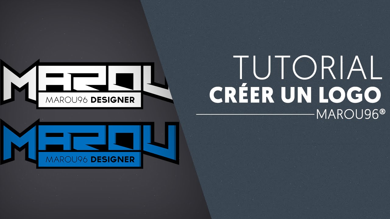 TUTO | Réaliser un logo facilement | Marou96 - YouTube