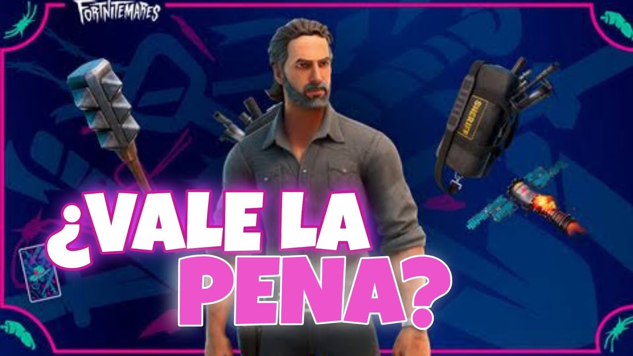 Vale la pena compra la skin de Rick grimes? FORTNITE - YouTube