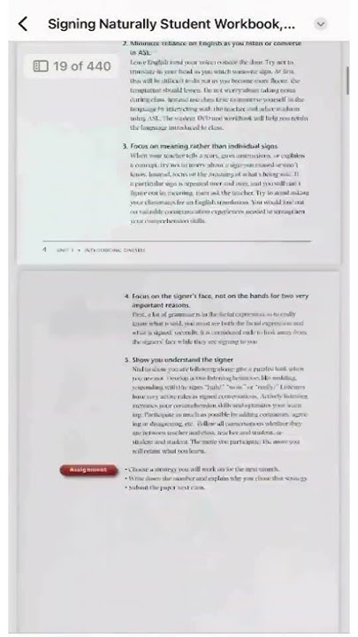 Signing Naturally Units 1-6 Student workbook with video - YouTube