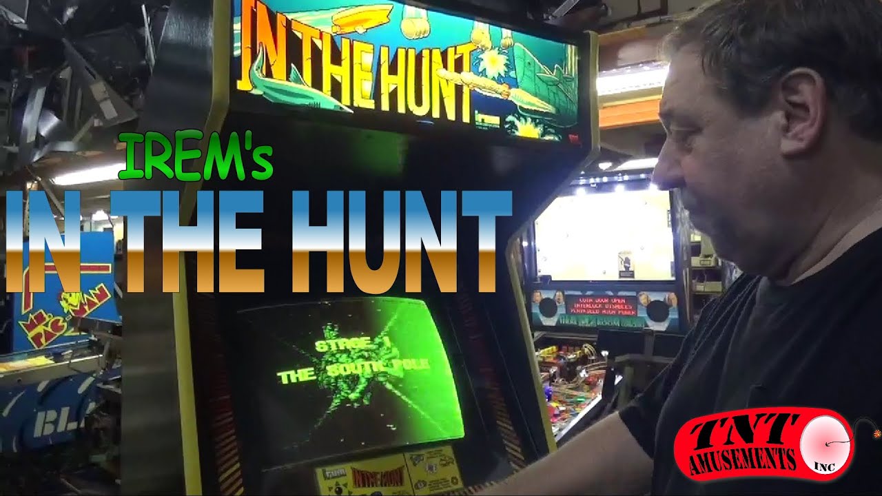 #868 Irem IN THE HUNT Arcade Video Game-also Bally RAMPAGE - TNT ...