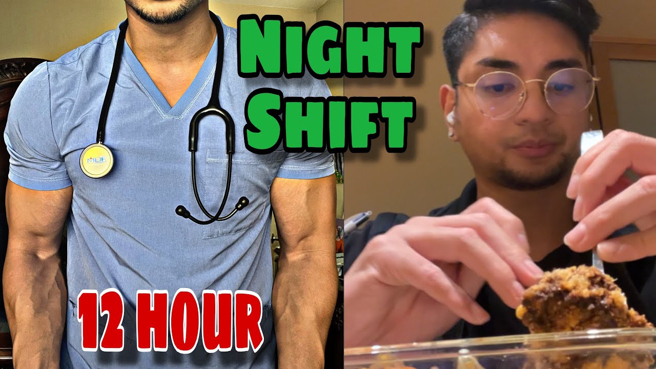 FULL DAY OF EATING | 12 Hour Night Shift Vlog | Day In The Life of a ...
