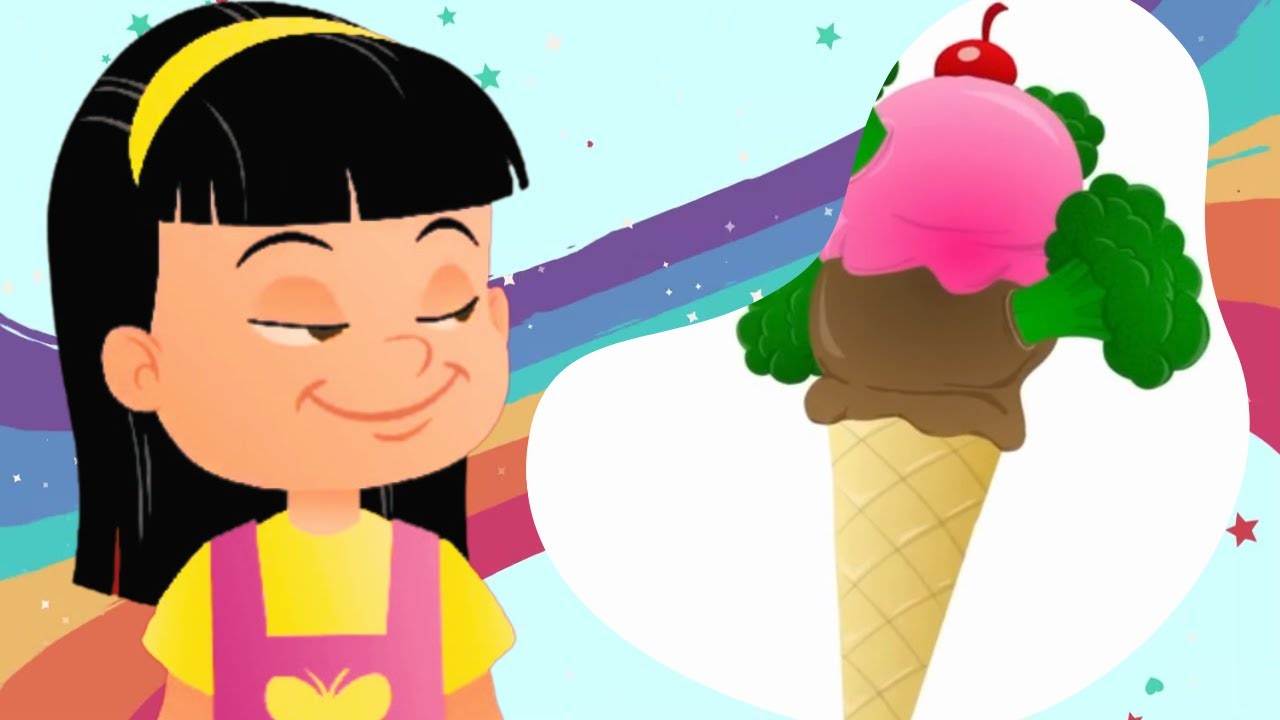 Broccoli Ice Cream...Yummy or Yucky ? | Kids Song for Kiddos - YouTube