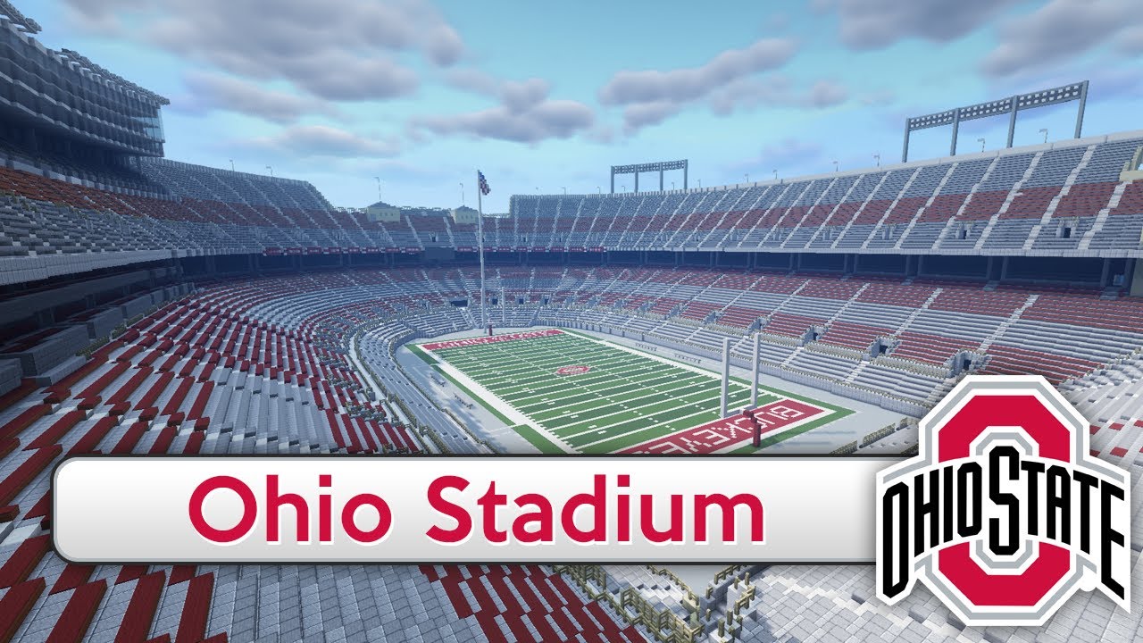 Minecraft - MEGABUILD - Ohio Stadium (Ohio State) + DOWNLOAD [Official ...