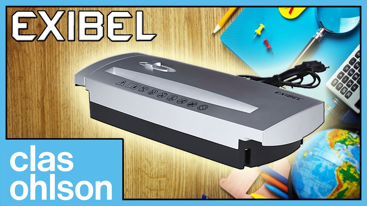 Exibel Strip-Cut Paper Shredder [UNBOXING] - YouTube