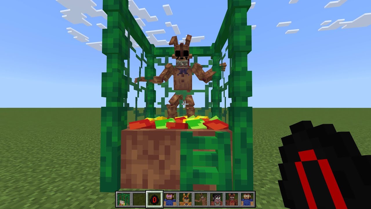 Five Nights at Freddy's Into the Pit MOD in Minecraft PE - YouTube