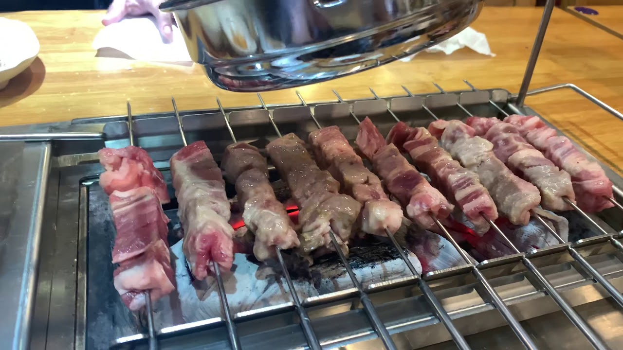 Korean Lamb BBQ, yang gochi - YouTube