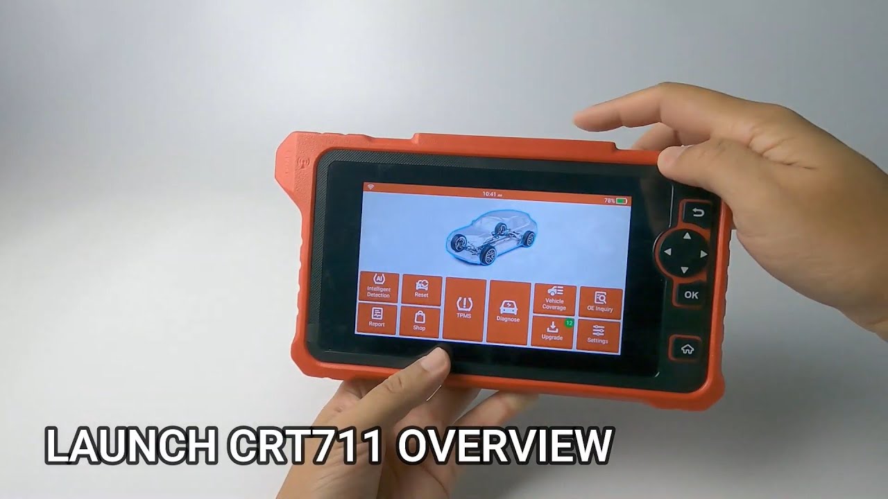 CRT 711 | 2 in 1 TPMS & Diagnostic Tool Overview | LAUNCH - YouTube