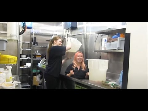 Woman gunged at work - YouTube