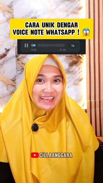 Cara Unik Dengar Voice Note WH4TSAPP 😱 #tutorial #tipspraktis #tipsandtricks #viral #tips # ...