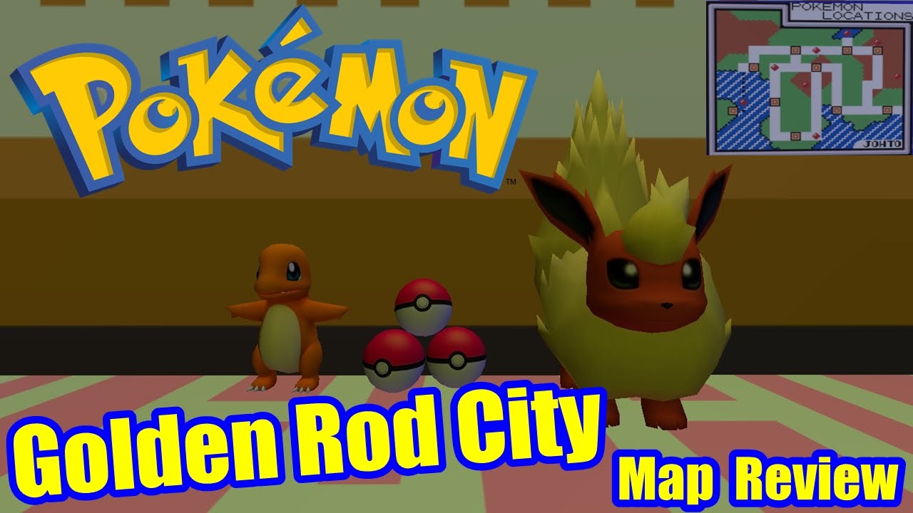 GARRYS MOD POKEMON MAP REVIEW GOLDEN ROD CITY - YouTube