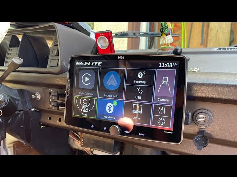 Boss BE10ACP-C Apple Car Play stereo install in a Vanagon Westfalia ...