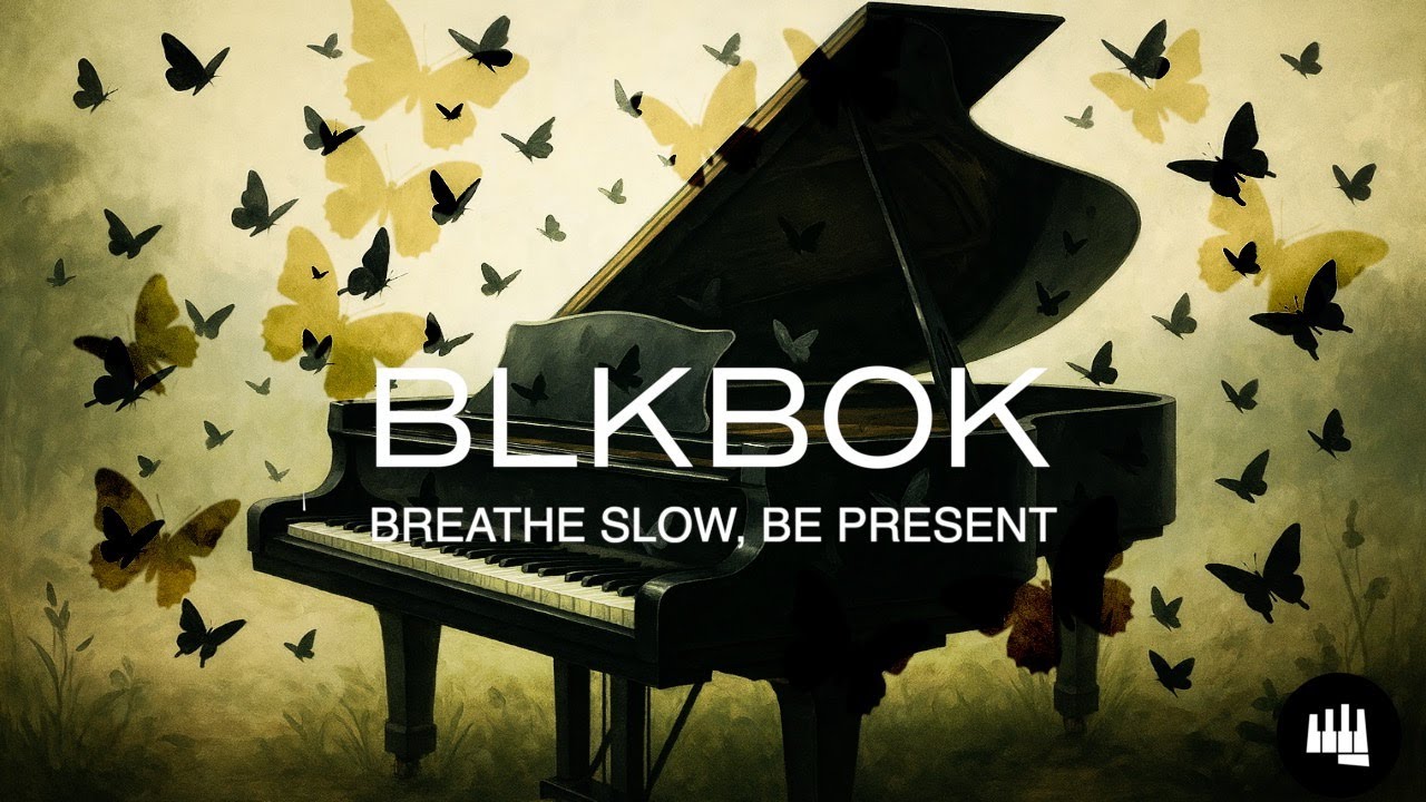 BLKBOK - BREATHE SLOW, BE PRESENT 45min loop Visualizer - YouTube